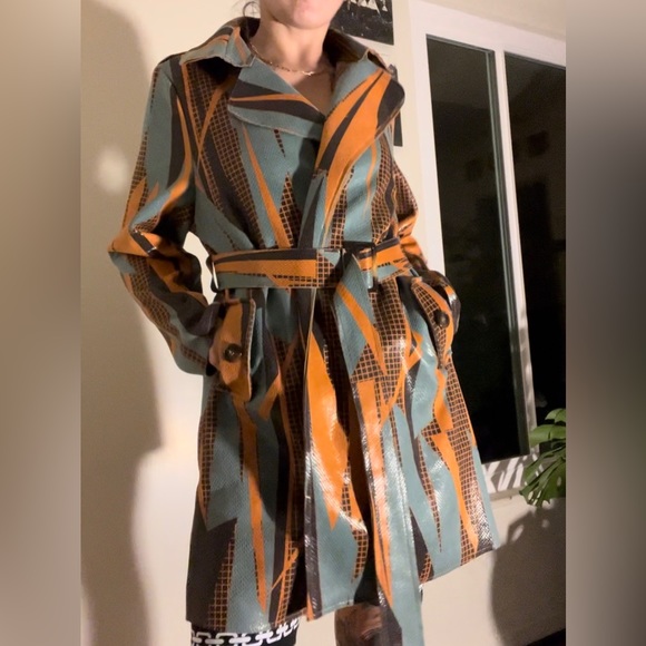 Jackets & Coats | Retro Unique Jacket Handmade 8s Soft Snake Skin ...